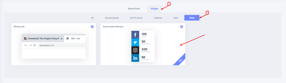 How to add Social Media Follower widget?